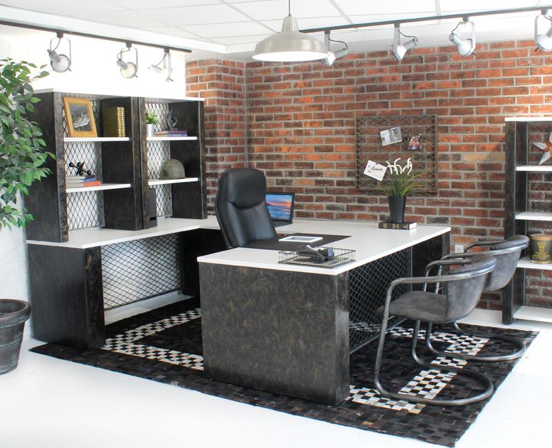 Industrial executive office desk store